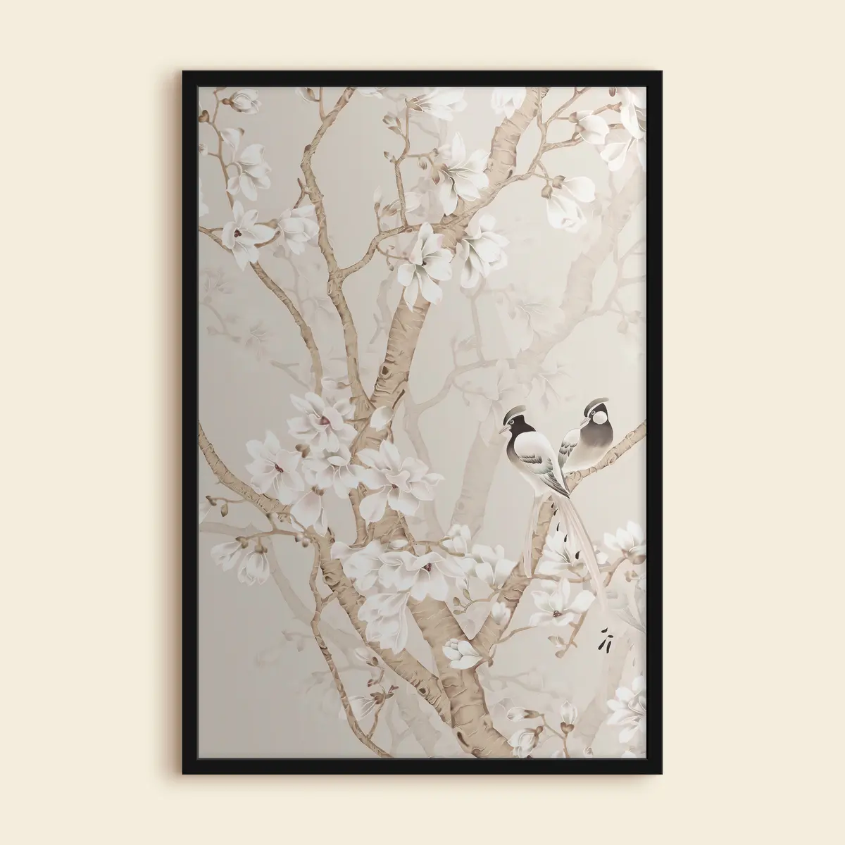 Poster Copac înflorit cu păsări Nr. f35854 cumpărați de la Uwalls.ro